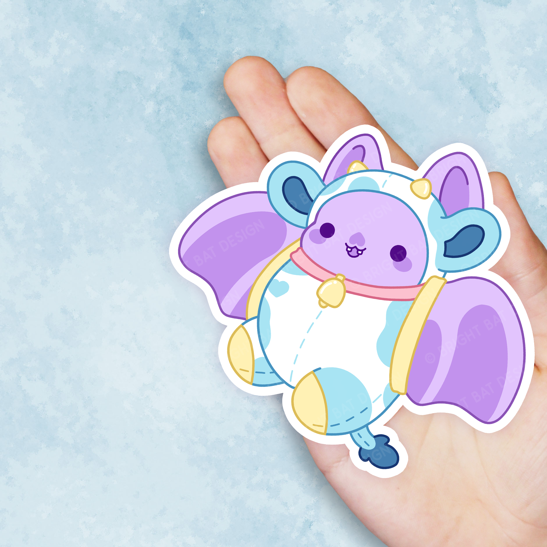 Vinyl Stickers – Bright Bat Design