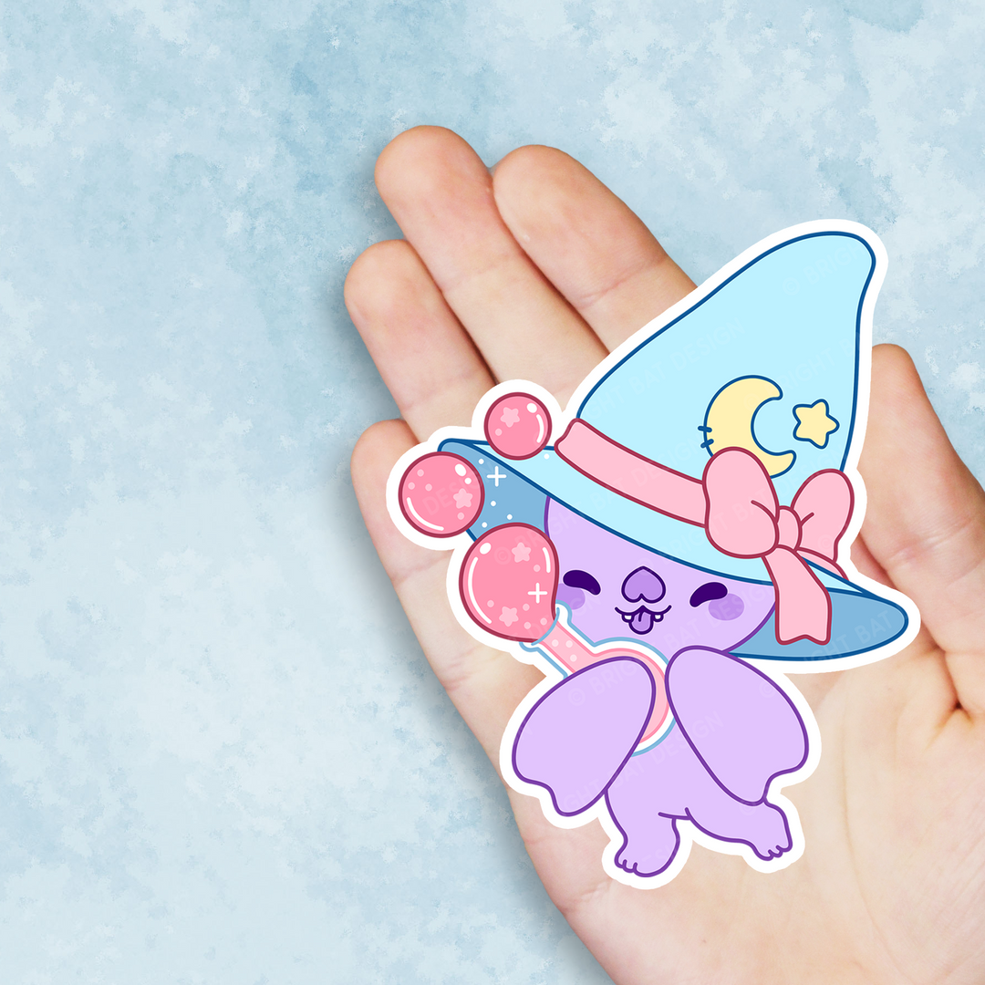 Bright Bat Potion Witch Vinyl Sticker – Bright Bat Design