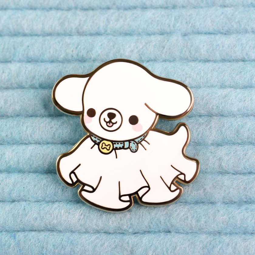 Good Boy Forever Enamel Pin – Bright Bat Design