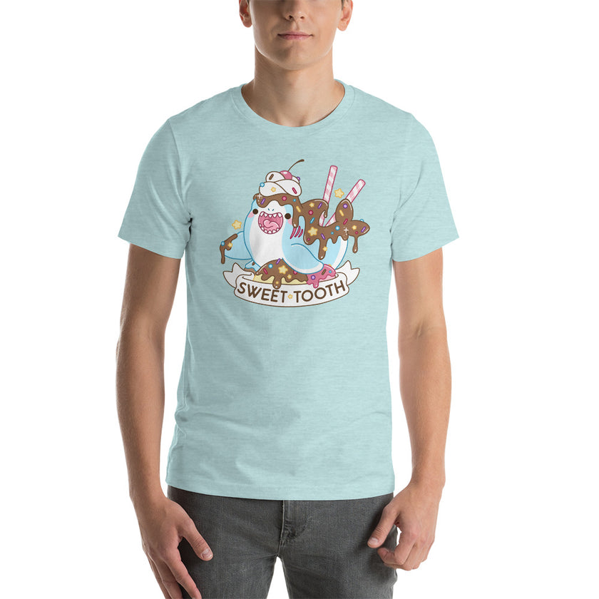 Sweet Tooth Shark TShirt – Bright Bat Design